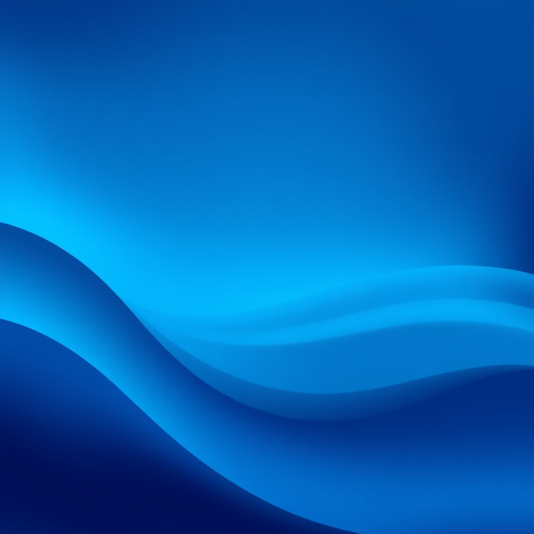 Create a smooth gradient background with flowing curves in deep blue ...