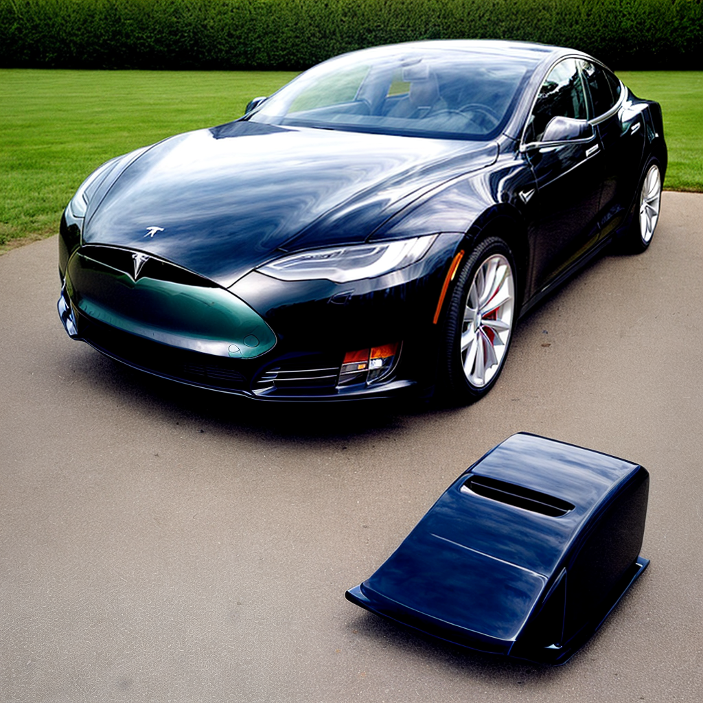 tesla very bulky curious vehicles angular