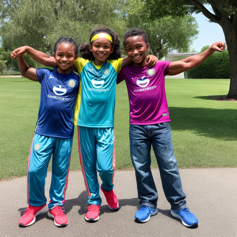 Bodybuilder kids