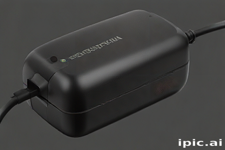 Compact Black Device with Power Cord for Enhanced Electrical ...