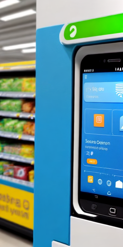 create a self scan till at a supermarket that uses fingerprint ...