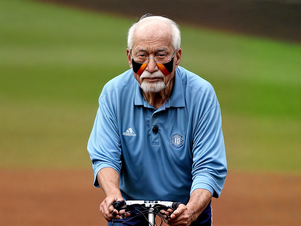 very strong and stoic old man