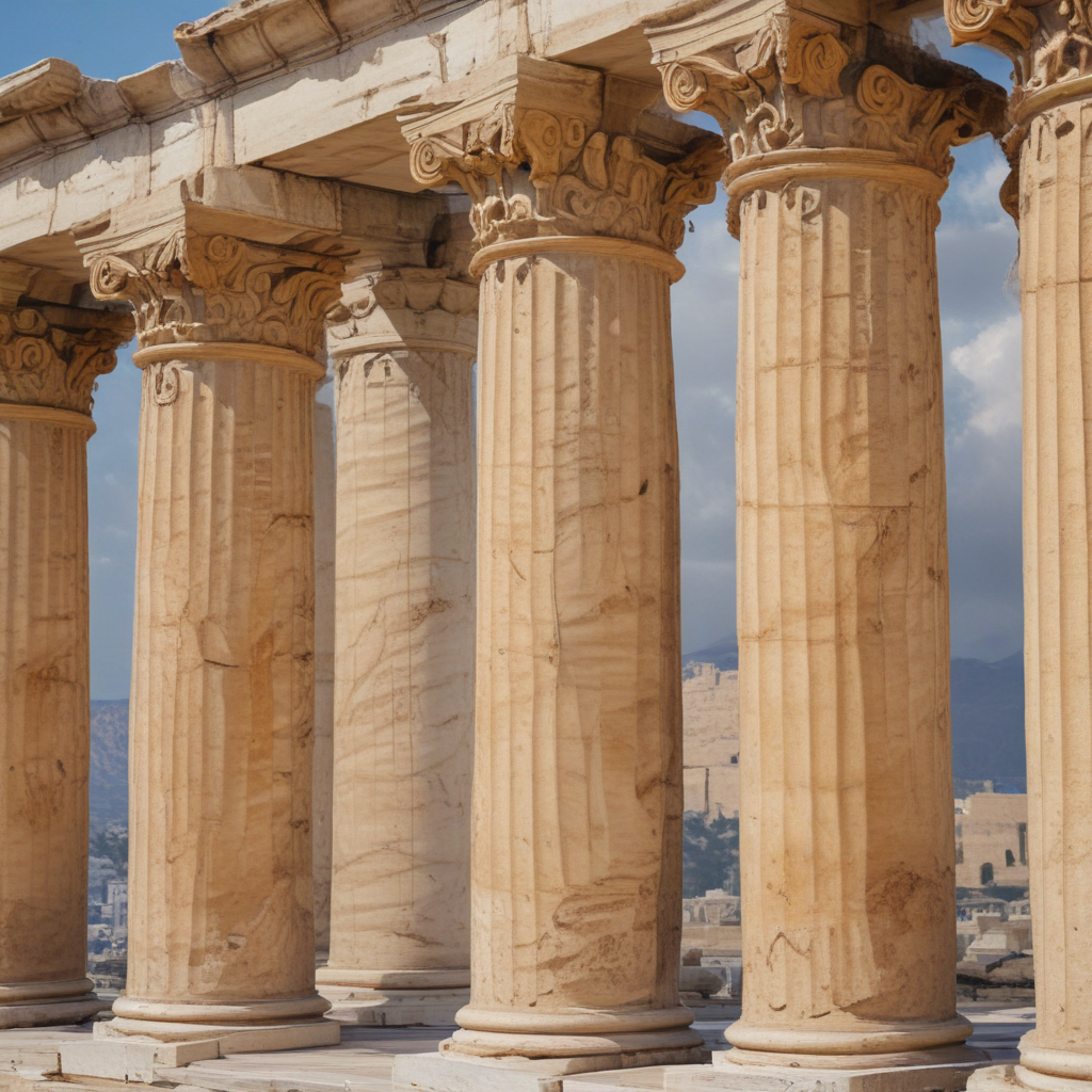 facebook cover ancient greek columns