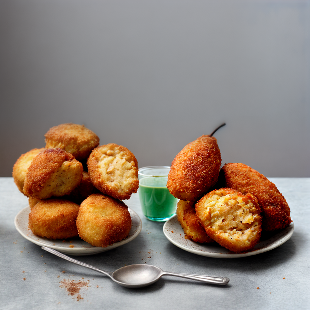 Make me a cake and also a pear-shaped, deep-fried chicken filled croquette