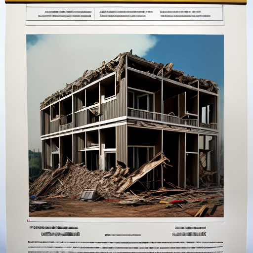 Poster announcing the architectural design project on disaster and ...
