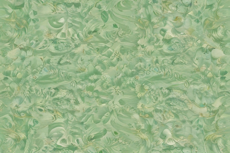Elegant Swirls of Soft Green Tones Creating a Serene Nature-Inspired ...