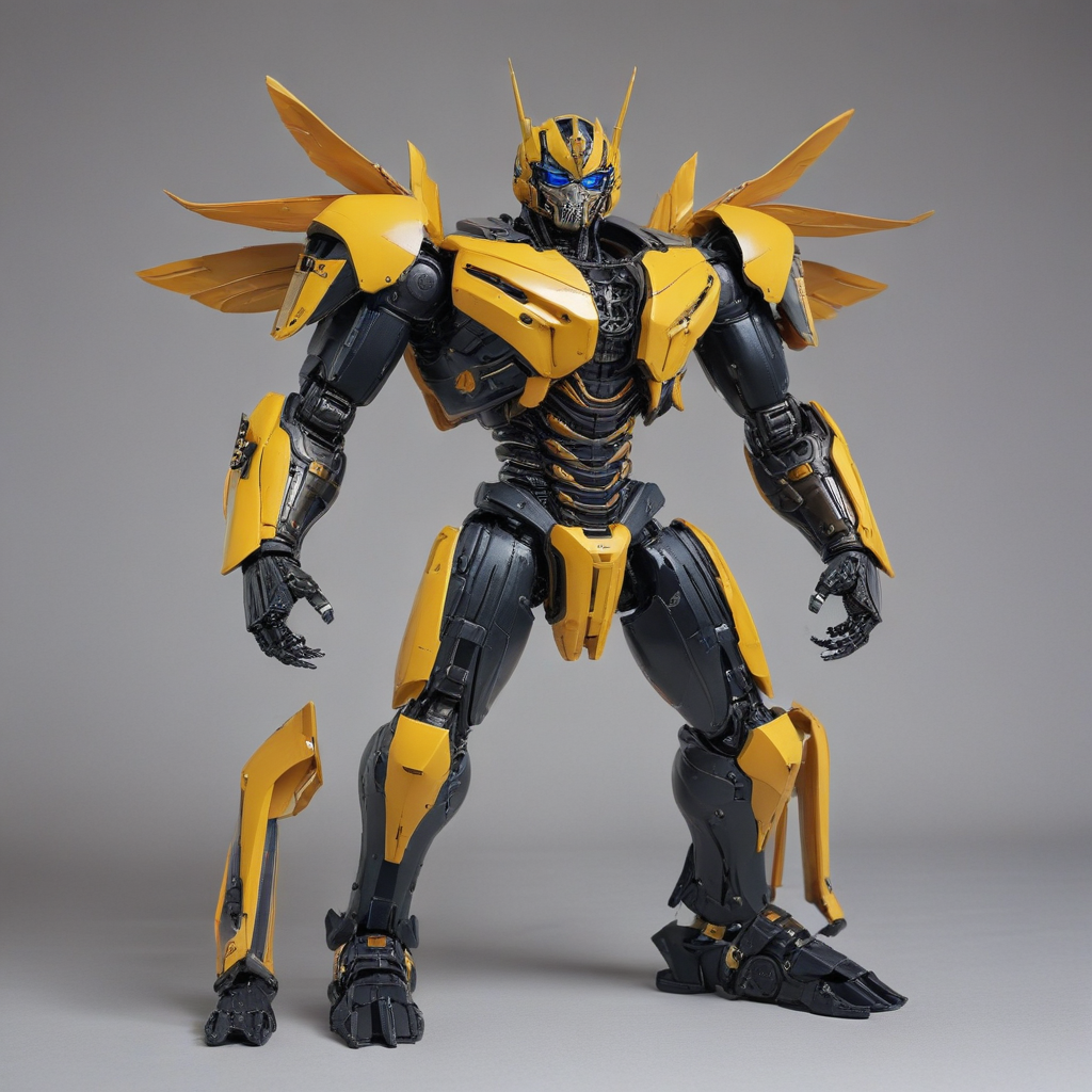 transformer , wasp body, side view