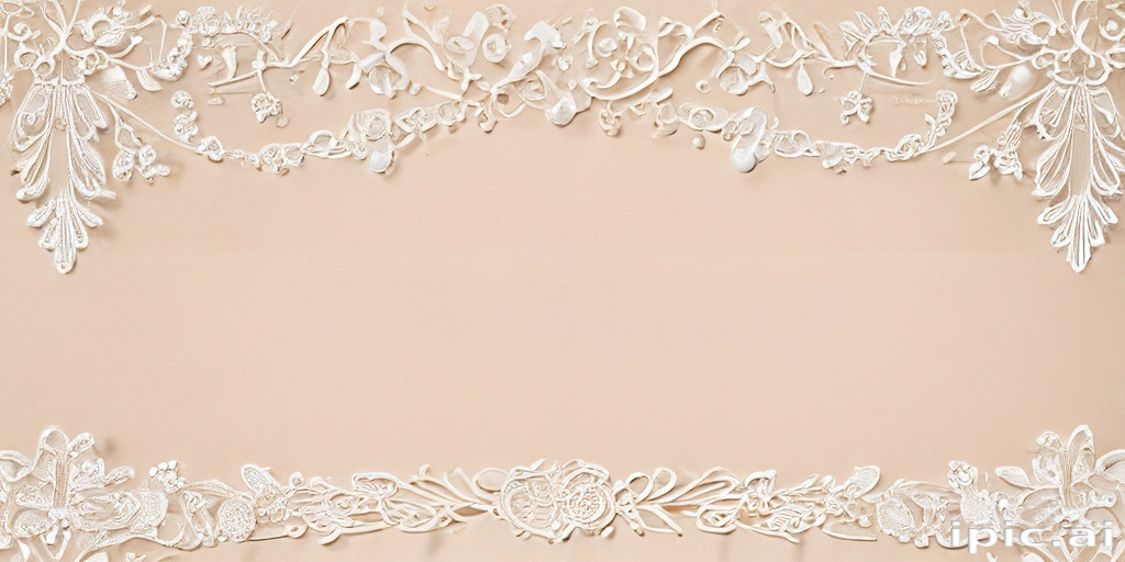 Elegant Floral Lace Border Design Perfect for Invitations and Decor.