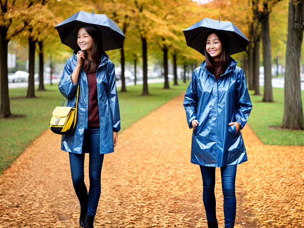 autumn raincoat