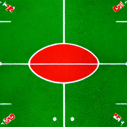 cartoon nfl football field