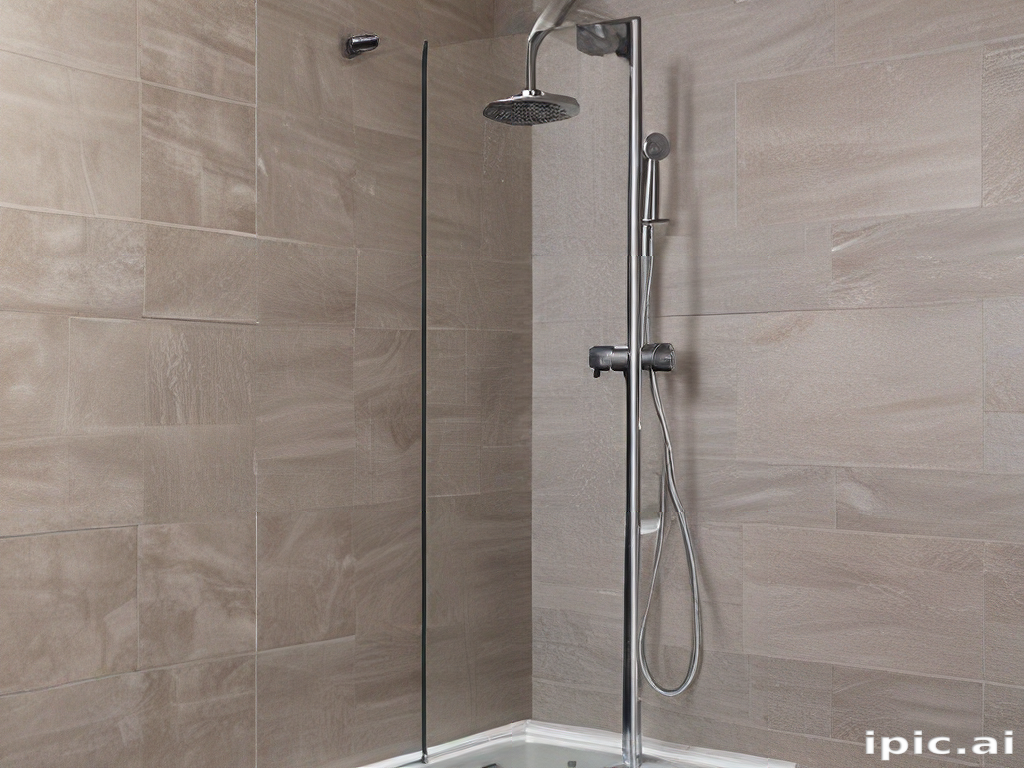 Modern Shower Design Featuring Sleek Fixtures and Elegant Tile Work.