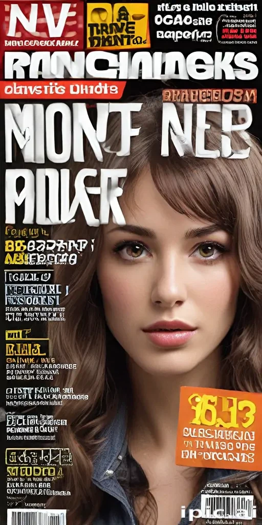 Stunning Magazine Cover Featuring a Captivating Portrait and Eye ...