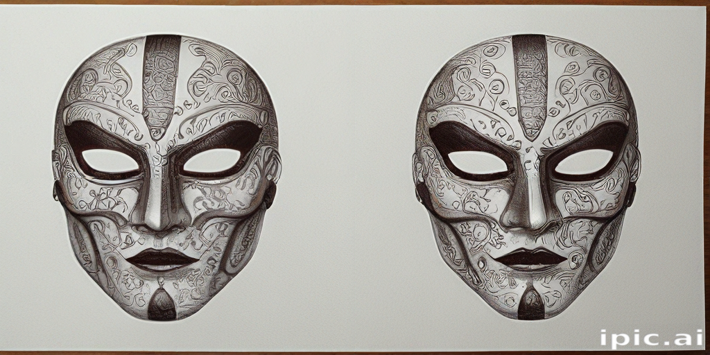 Intricately Designed Masks Showcasing Unique Patterns and Artistic Details