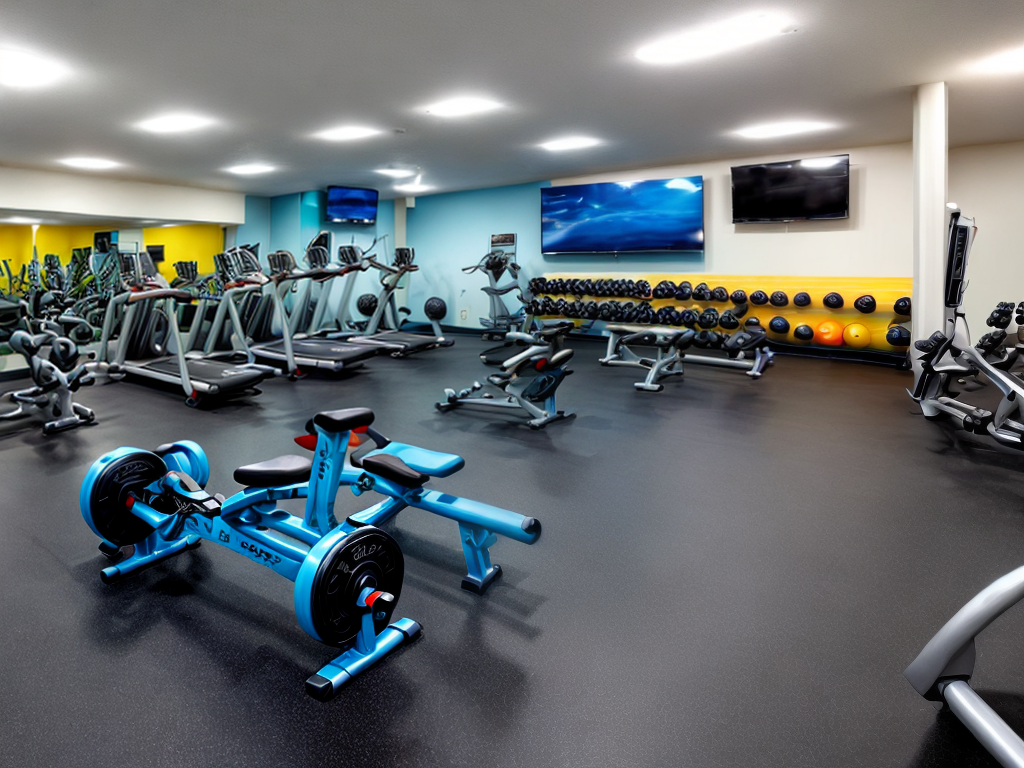 A gym.