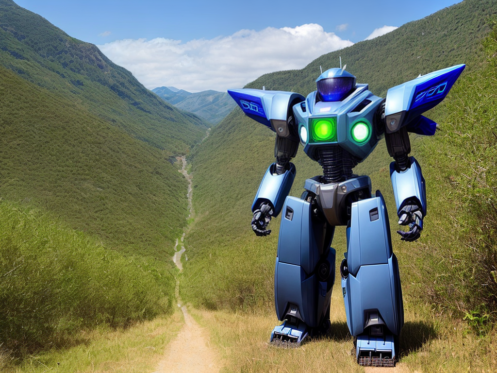 ROBOT WITH METAOL WINGS MEAN