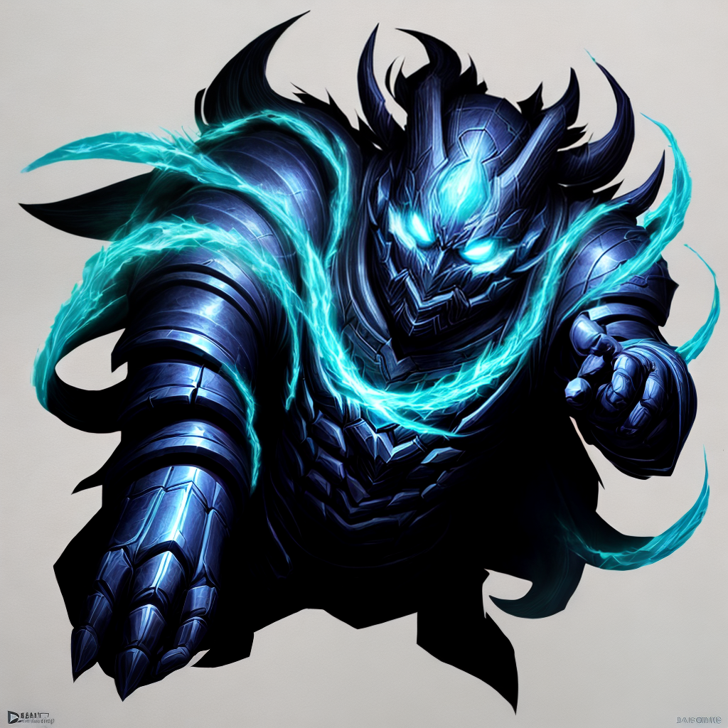 vinyl sticker dota 2 hero with black background, digital art