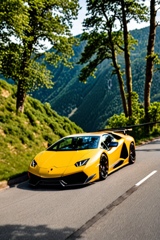 Lamborghini nature