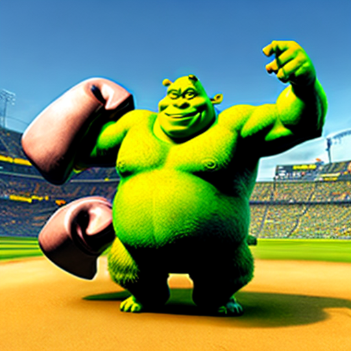 shrek punching john cena