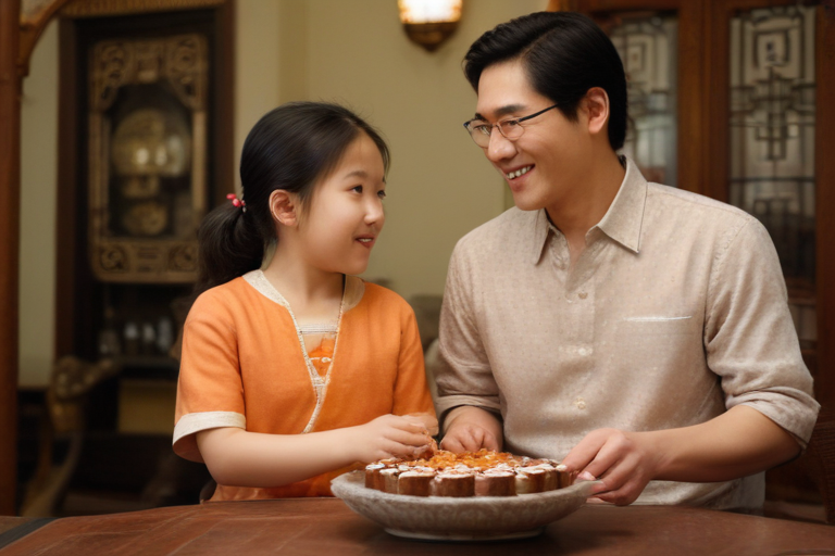 A Heartwarming Moment Between Father and Daughter While Enjoying ...