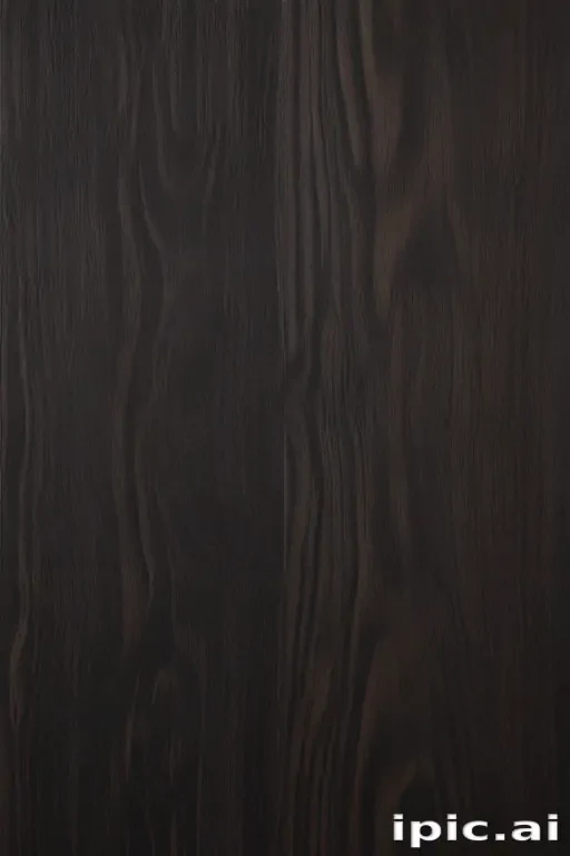 Elegant Dark Wood Texture with Subtle Grain Patterns for Home Decor
