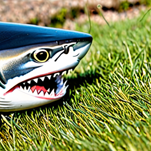 Shark eating a tuna