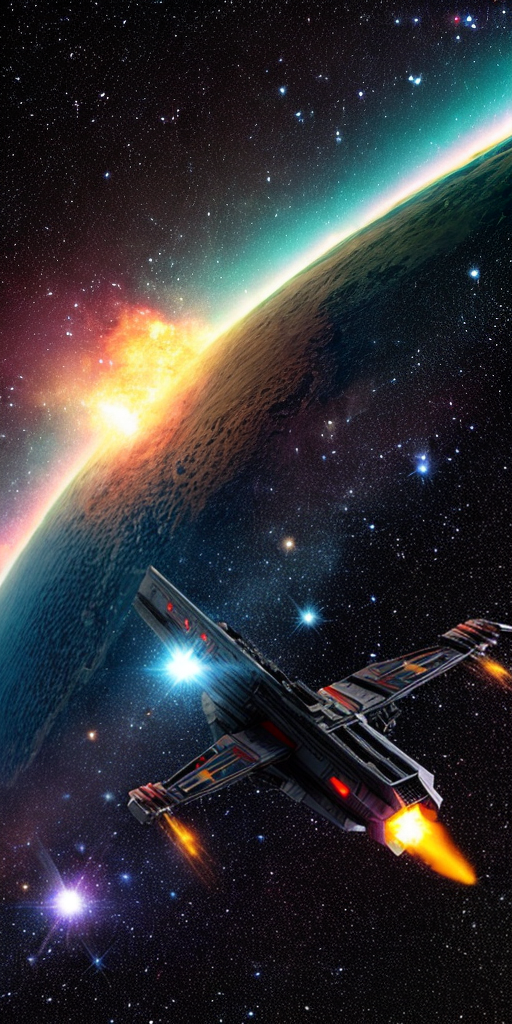 Attack starships on fire off the shoulder of Orion. C-beams glitter in ...