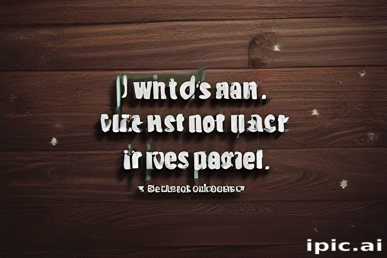 An Artistic Display of Words on a Rustic Wooden Background