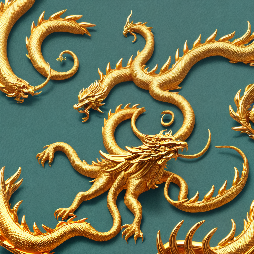 The Five Clawed Golden Dragon in Chinese Mythology