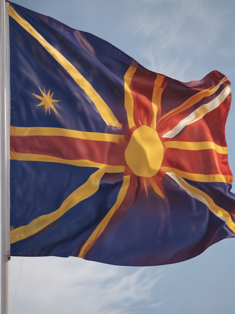 Vibrant Flag of the Northern Territory Celebrating Its Unique Identity ...