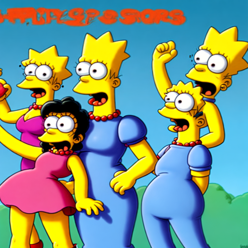 the Simpsons on drugs