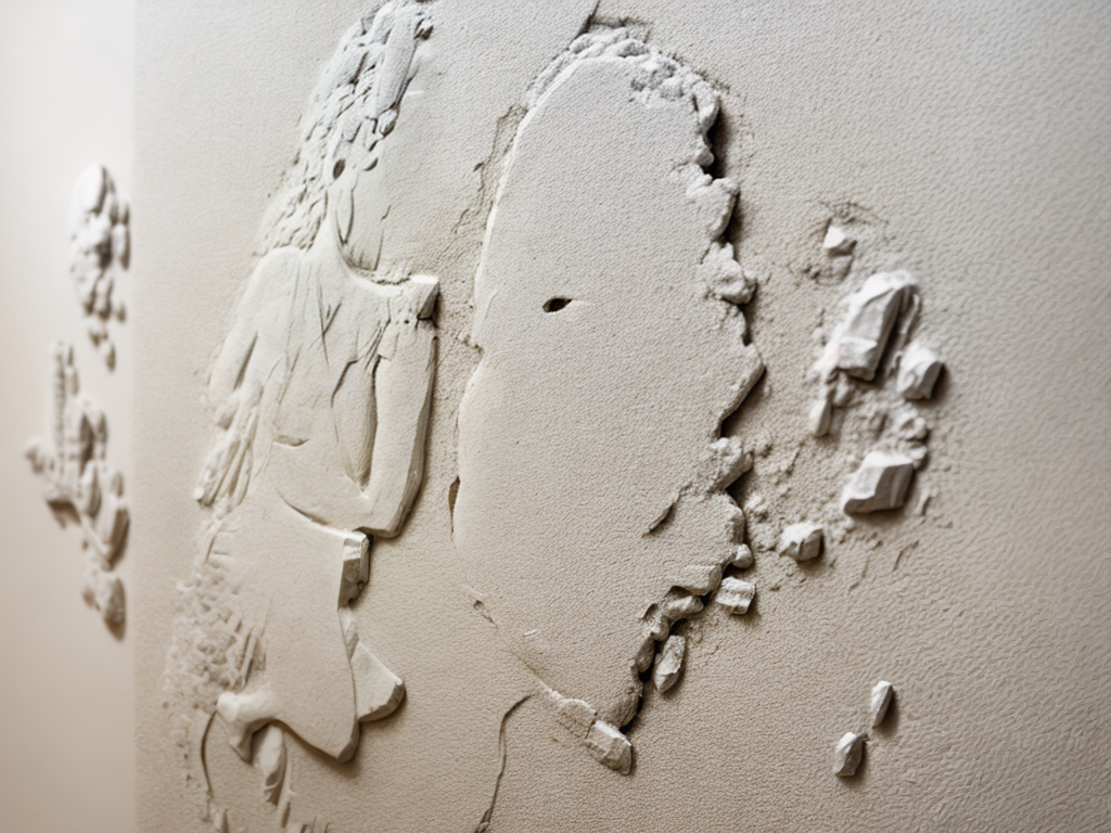 DIY plaster bas-relief