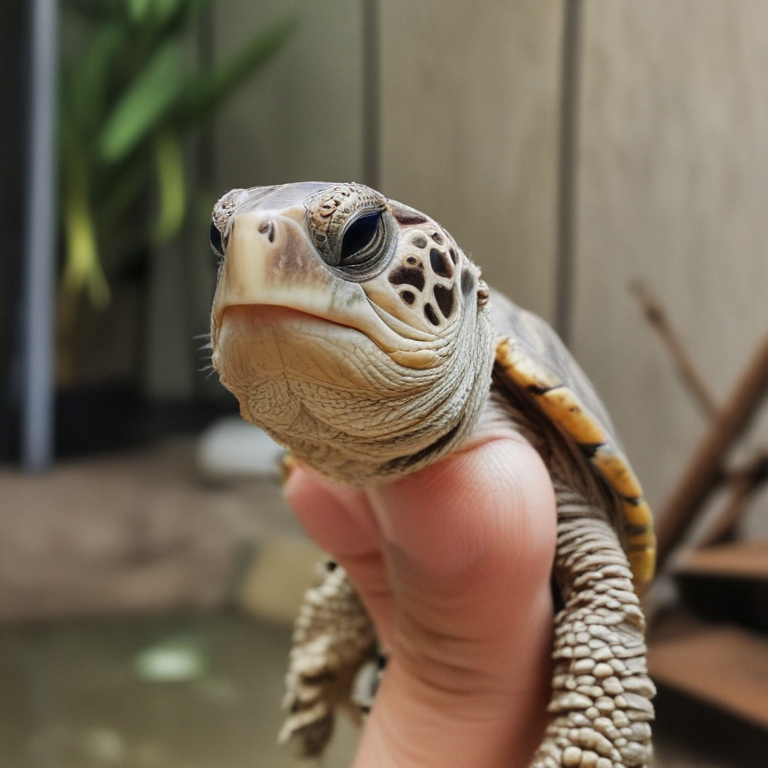 Turtle middle finger