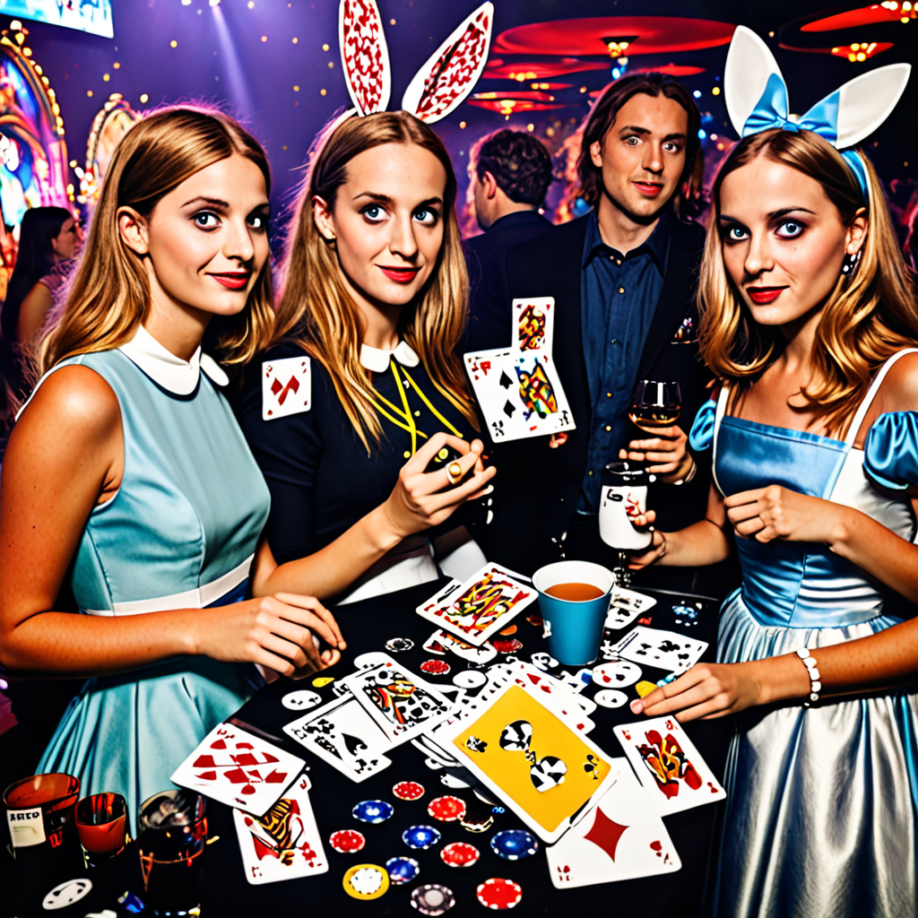 Alice In Wonderland, club party