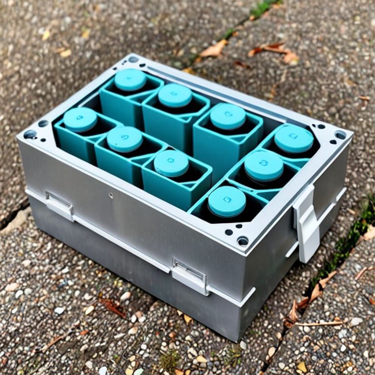 cryo box with sample tubes