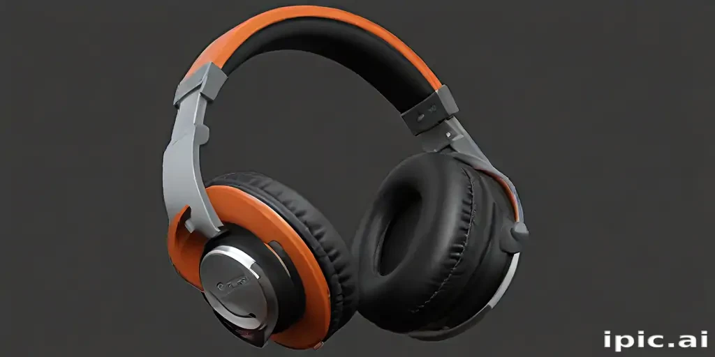 Stylish Wireless Headphones with Comfortable Ear Cushions and Modern ...