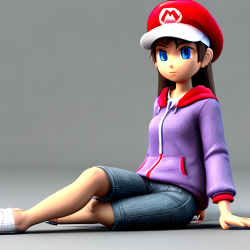 clothed female 3d Nintendo mii