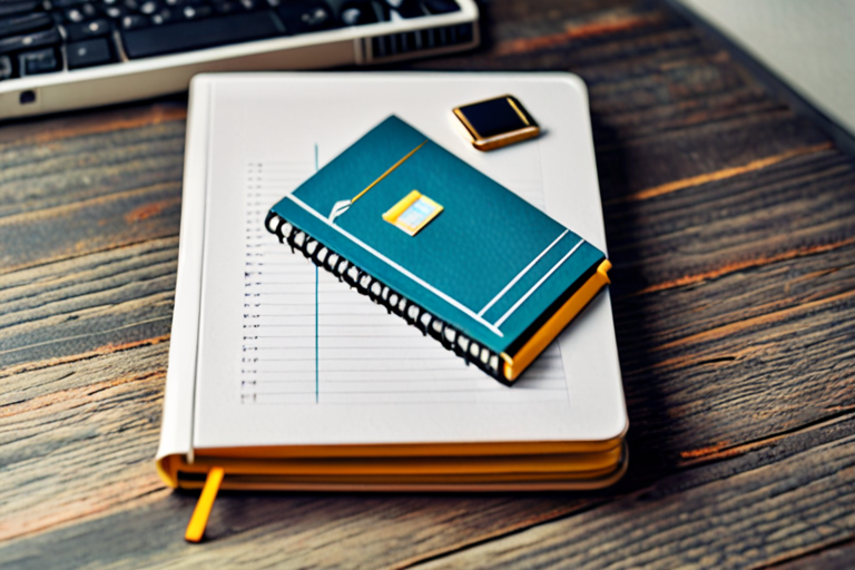 futuristic notebook