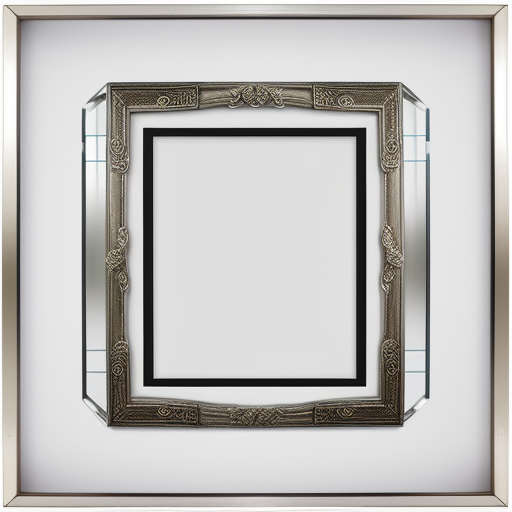 Elegant Silver Picture Frame Ready to Showcase a Beautiful Artwork