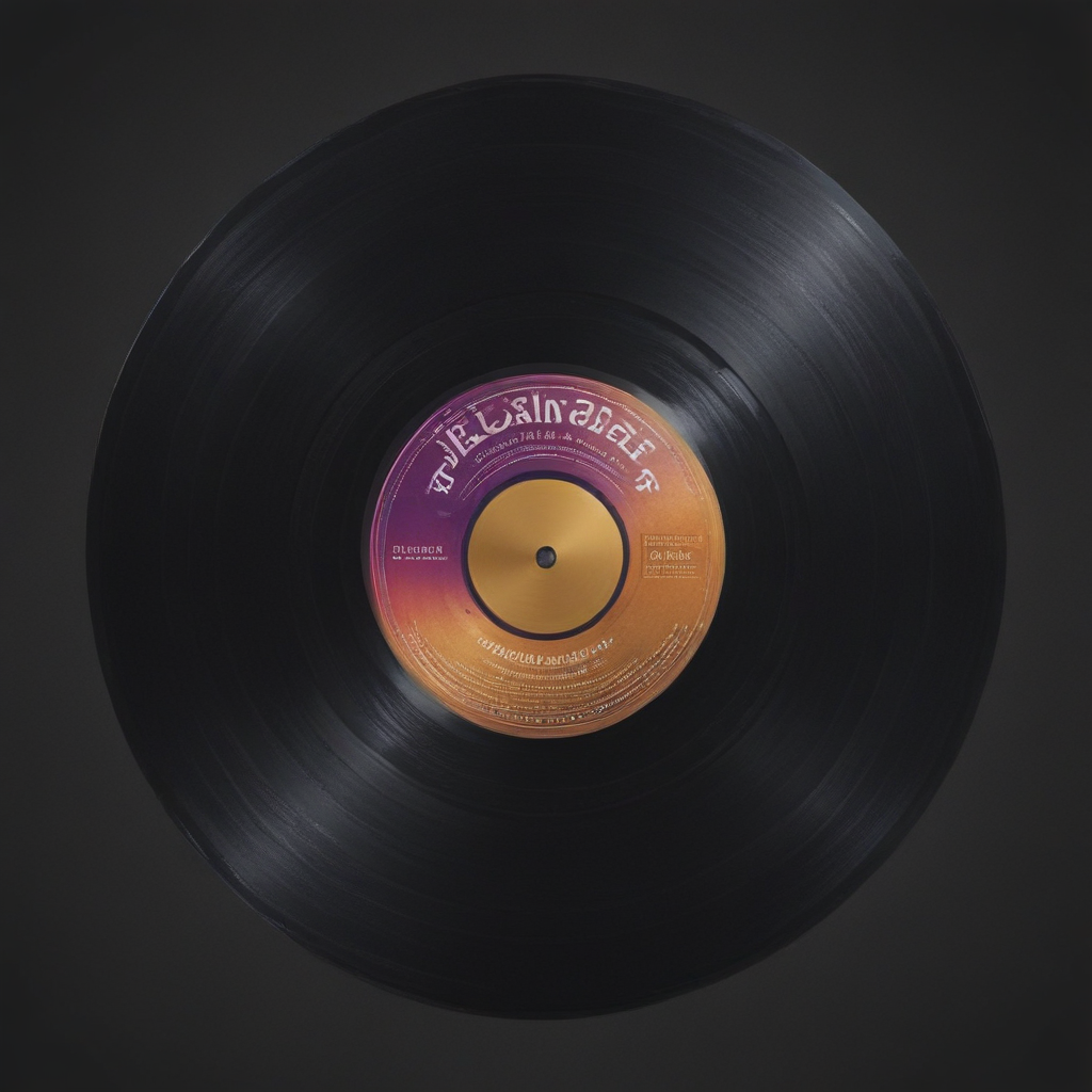 Classic Vinyl Record Featuring Melodic Tunes from Timeless Musical Era