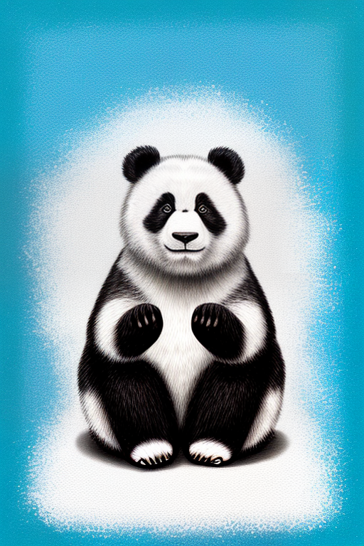 A man whose head is look like panda