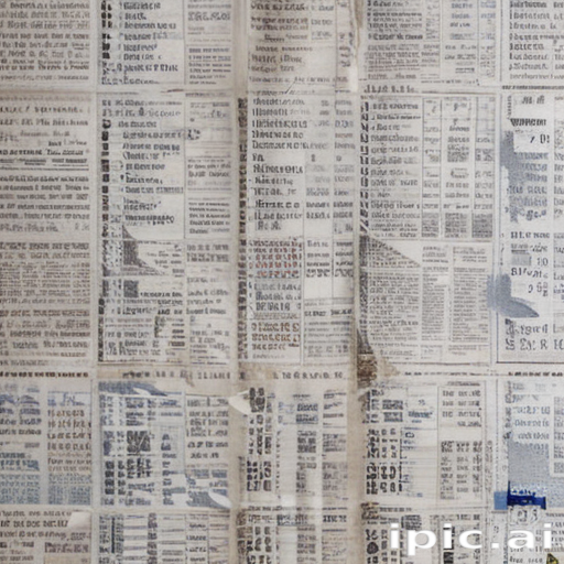 Vintage Newspaper Collage Featuring Various Advertisements and Public ...