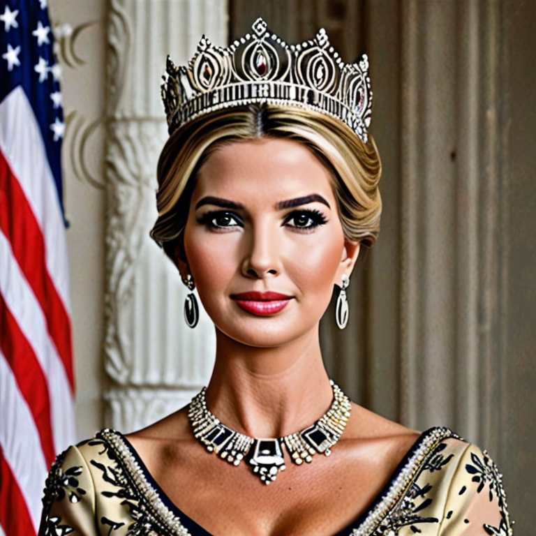 Ivanka Trump as Queen of USA