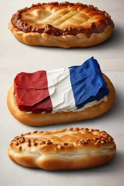 Deliciously Unique Bread Creations Inspired by the French Flag Design