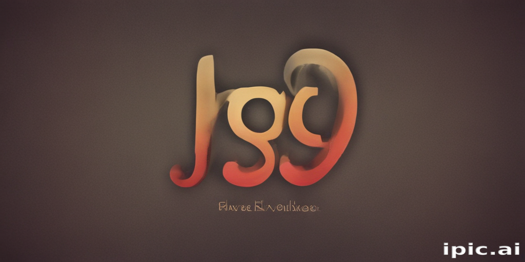 Stylized Logo Design Featuring Unique Typography and Warm Color Gradients