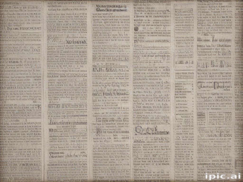 Historic Newspaper Clippings Featuring Diverse Articles and ...