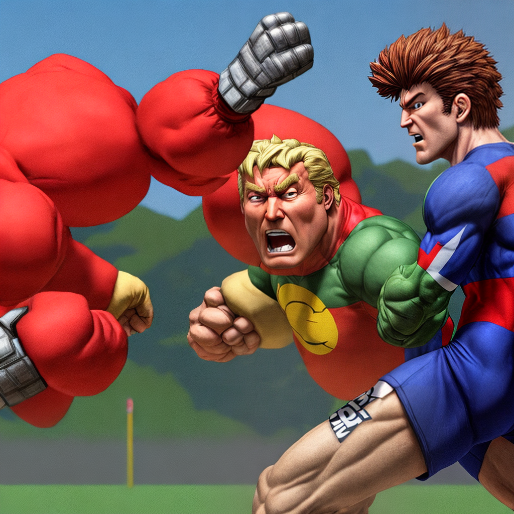 donald trump if he was in baki