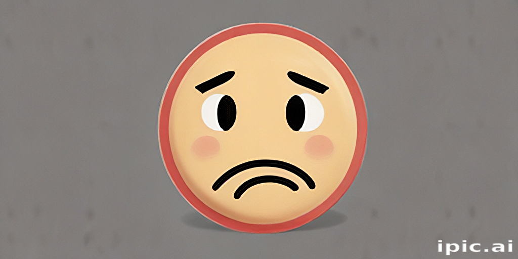 A Simple Yet Expressive Emoji Representing Sadness and Disappointment