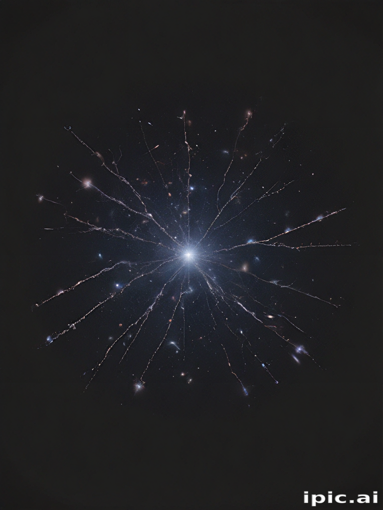 Exploring the Cosmic Beauty of a Starburst in the Universe