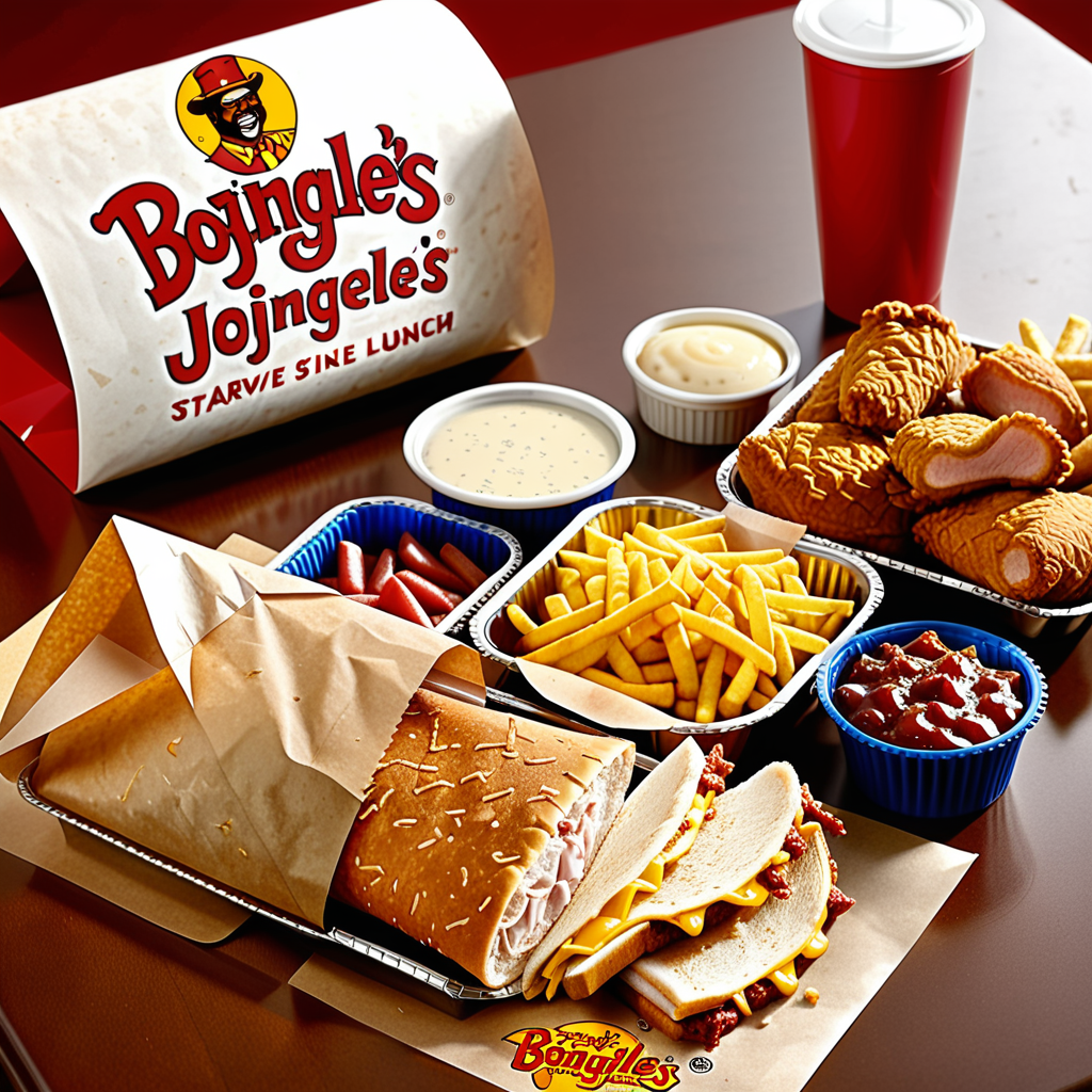 Delicious Bojangles Feast Featuring Tasty Chicken, Fries, and Sweet Tea ...