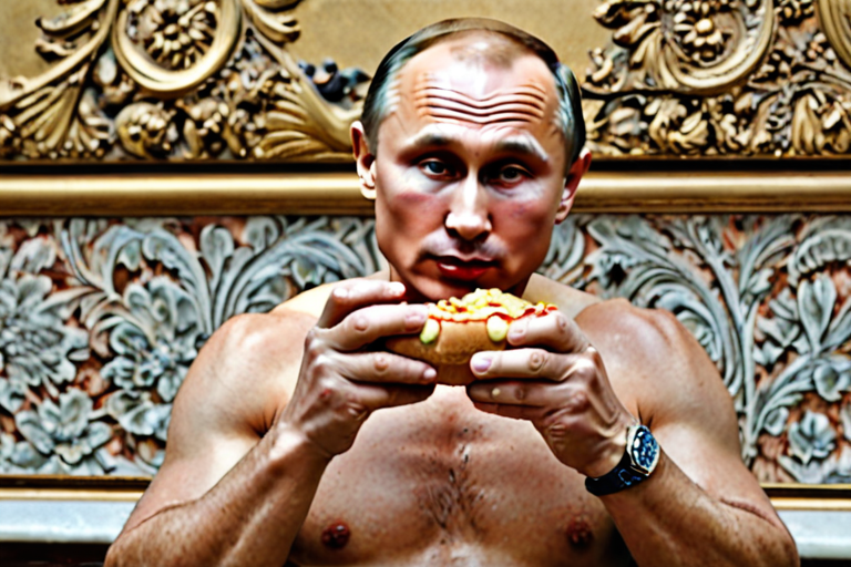 joe bidn eating vladimir putin